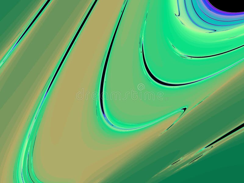 3D-Illustration. Colorful and Mathematical Fractal Backgrounds in ...