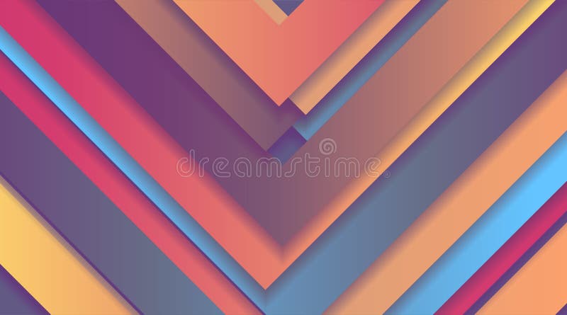Colorful Matt Stripes Abstract Geometric Corporate Background Stock ...
