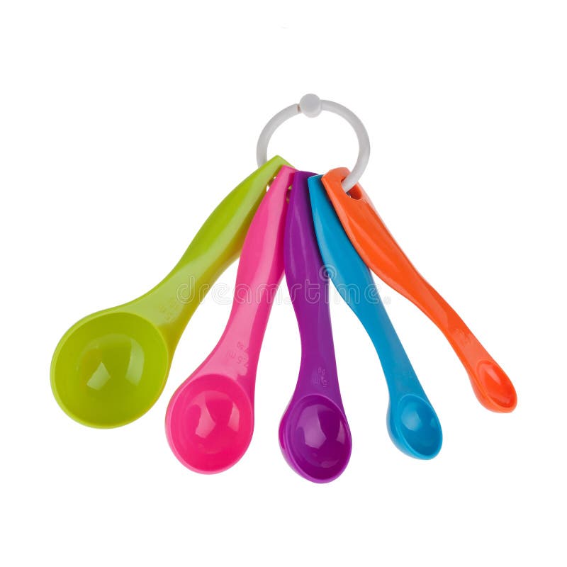 Colored measuring cups stock image. Image of measure - 27360407