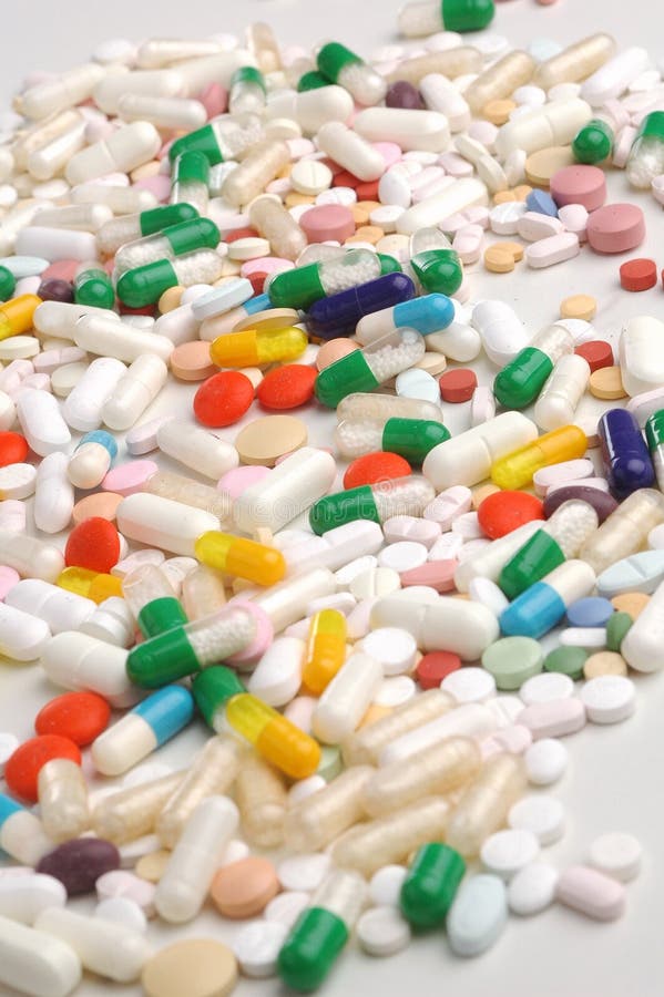 Colorful medicine pills. stock image. Image of healthy - 51766741