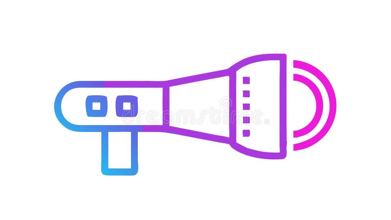 Colorful Megaphone, Symbolizing Announcement, Protest, or Speech ...