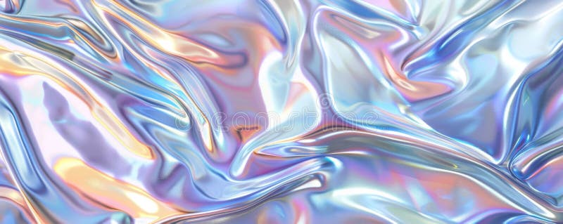 Colorful Metallic Abstract Texture, Iridescent Holographic Background ...