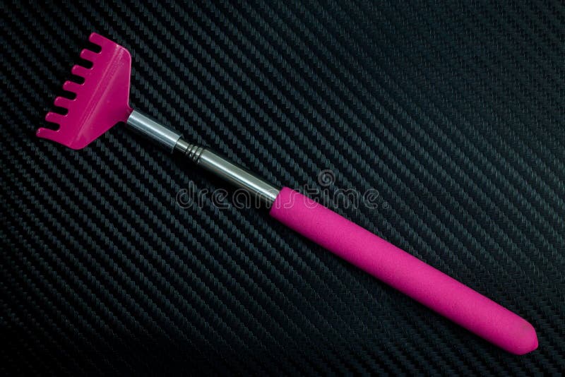 Colorful Metallic Back Scratcher. Stock Image - Image of massager, care ...