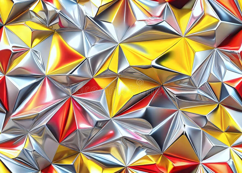 Colorful Metallic Texture Bumpy Surface Dazzling Reflective Geometric ...