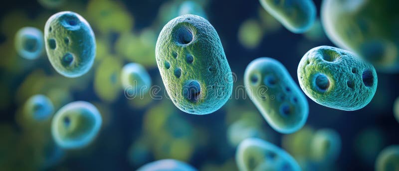 Colorful Microbes Seen Under Microscope Stock Photos - Free & Royalty ...