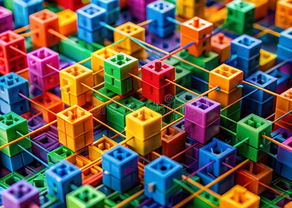 A Colorful Microcosm of the Global Internet Interlocking Building ...