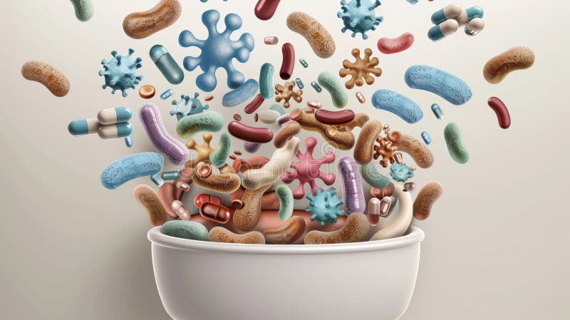 Microbiome Explosion Stock Illustrations – 11 Microbiome Explosion ...