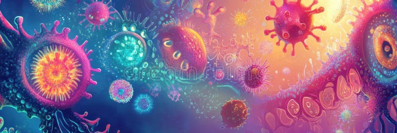 Exploring Diverse Microscopic Microbes Showcasing Unique Shapes and ...