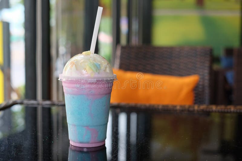 Colorful Milkshake stock photo. Image of bubble, dairy - 9242994