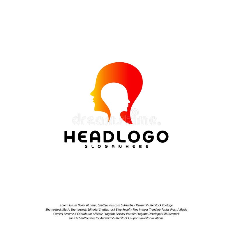 Colorful Mind Logo Vector, Head Intelligence Logo Designs Concept ...