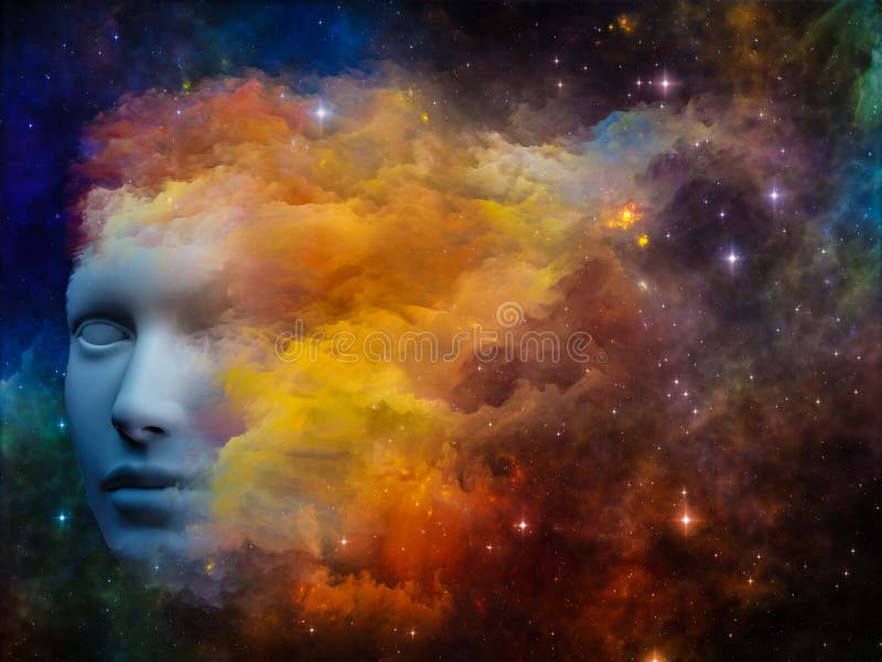 Colorful Mind stock illustration. Illustration of illuminate - 51129624