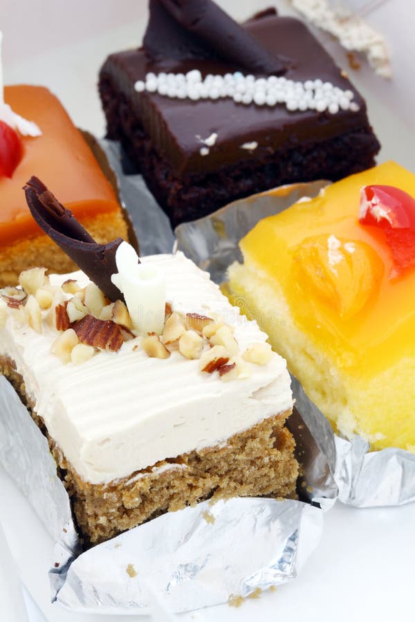 Colorful mini cake. stock image. Image of macro, pineapple - 24084577