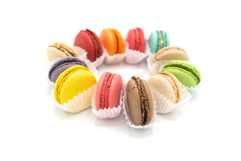 Colorful Mini-pasta in Paper Packaging is Laid Out in a Circle on a ...