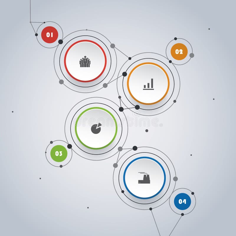 Colorful Minimal Infographics Layout Creative Design, Chart, Diagram ...