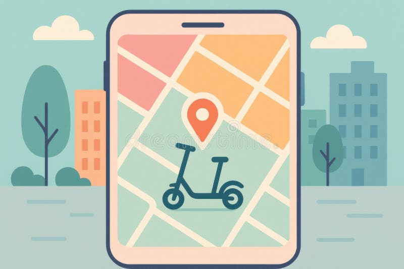 Scooter Gps Map Stock Illustrations – 1,541 Scooter Gps Map Stock ...