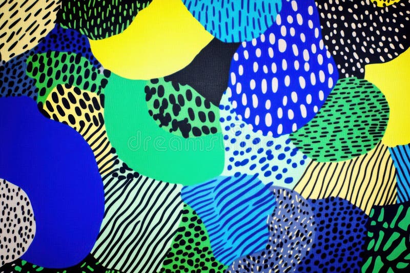 Colorful Minimalistic Retro Pattern Design for Creative Inspiration ...