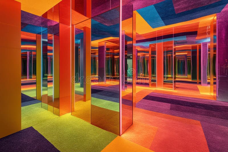 Colorful Mirrored Installation Creates an Immersive Visual Experience ...