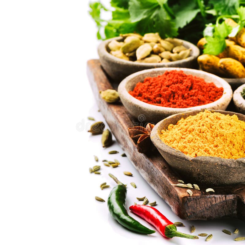Colorful mix of spices stock image. Image of culinary - 40325107