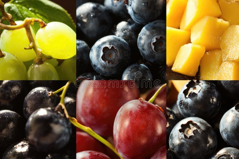 A Colorful Mix of Various Fruits in a Single Image Stock Image - Image ...