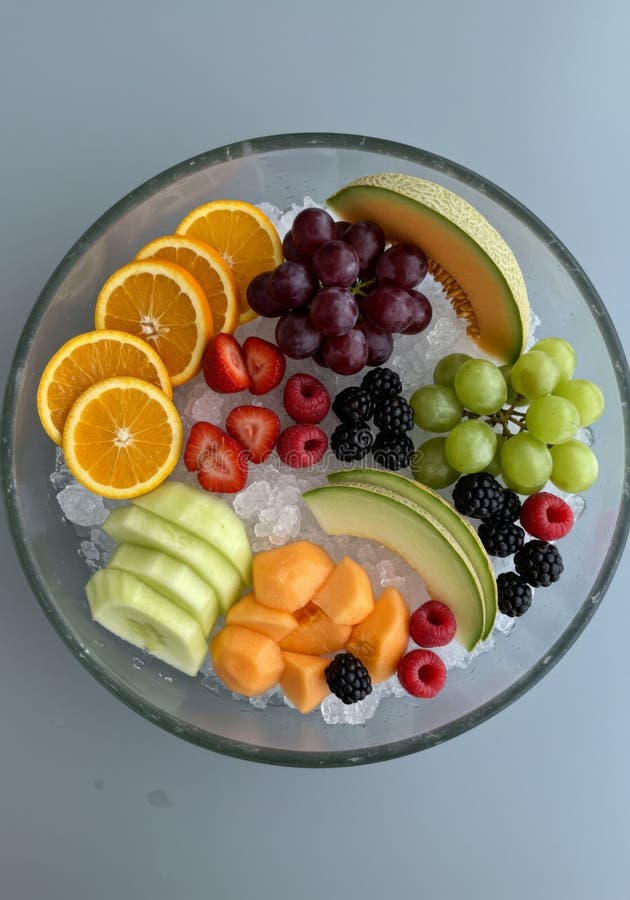 Colorful Mixed Drinks Decorated with Fruit in Nightclub, Glasses Full ...