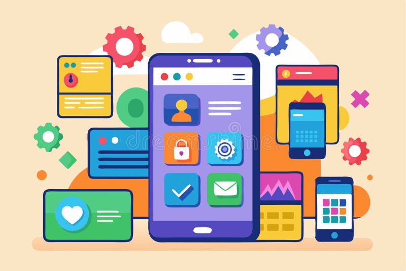 Mobile User Interface Stock Illustrations – 136,778 Mobile User ...