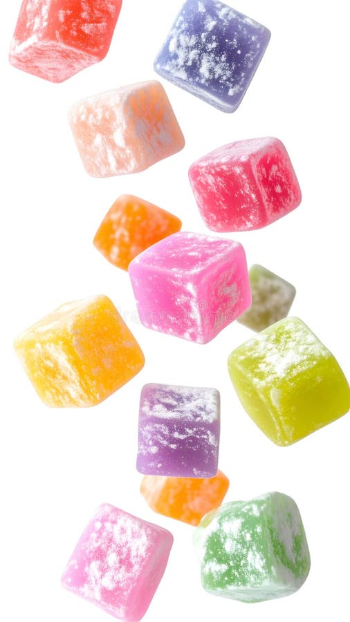 Multiple Colorful Mochi Cubes Stock Photos - Free & Royalty-Free Stock ...