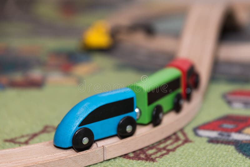 Colorful Model Railway - Close-up Stock Photo - Image of sustainability ...