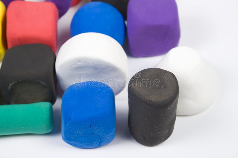 Colorful modeling clay stock photo. Image of colourful - 9610622