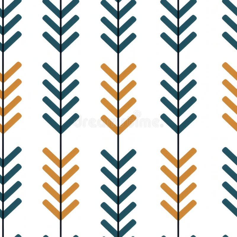 Colorful and Modern Abstract Pattern Arrows in Dark Teal and Amber ...