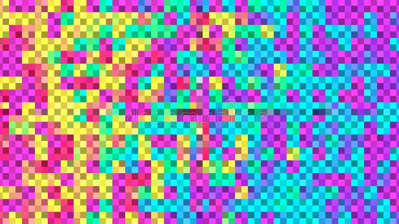 Colorful Modern Abstract Pixel Texture Background. Stock Illustration ...