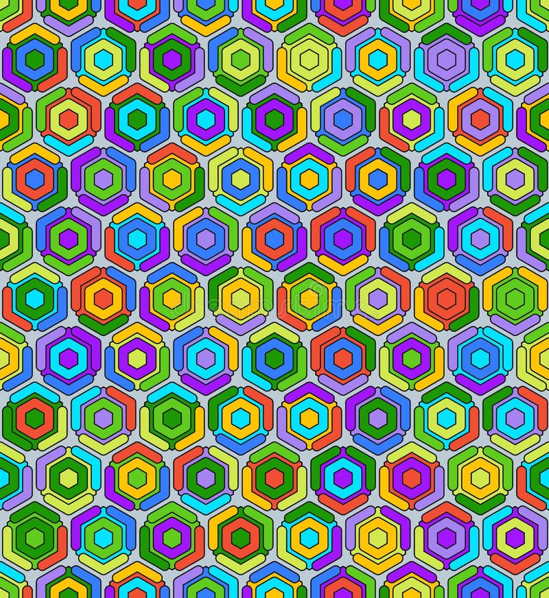 Colorful Modern Bee Honeycomb Seamless Pattern, Art Honey Texture Stock ... Colorful Modern Bee Honeycomb Seamless Pattern, Art Honey Texture Stock ...