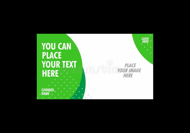 Colorful and Modern Video Thumbnail Stock Vector - Illustration of ...