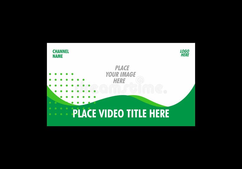 Colorful and Modern Video Thumbnail Stock Vector - Illustration of ...