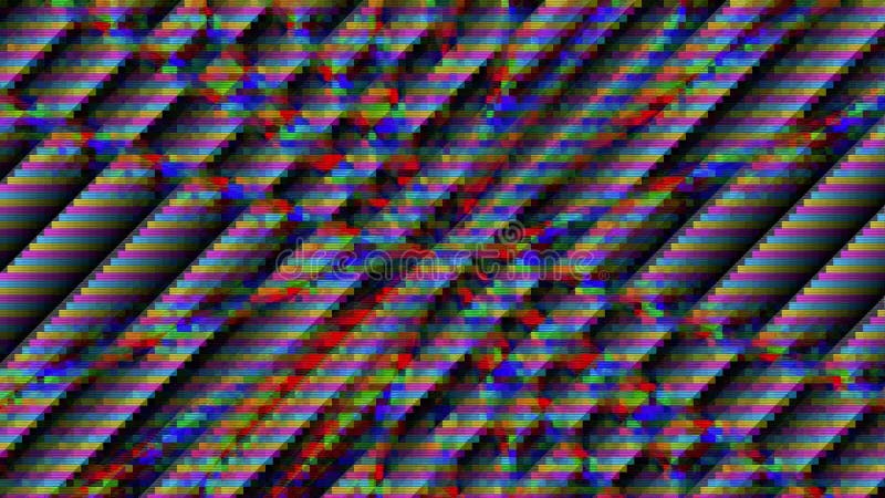 Colorful Moire Pattern Expanding from Center Stock Video - Video of ...