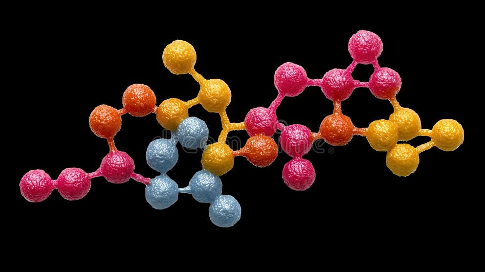 Colorful Molecular Chain Structure Forming a Complex Network on ...