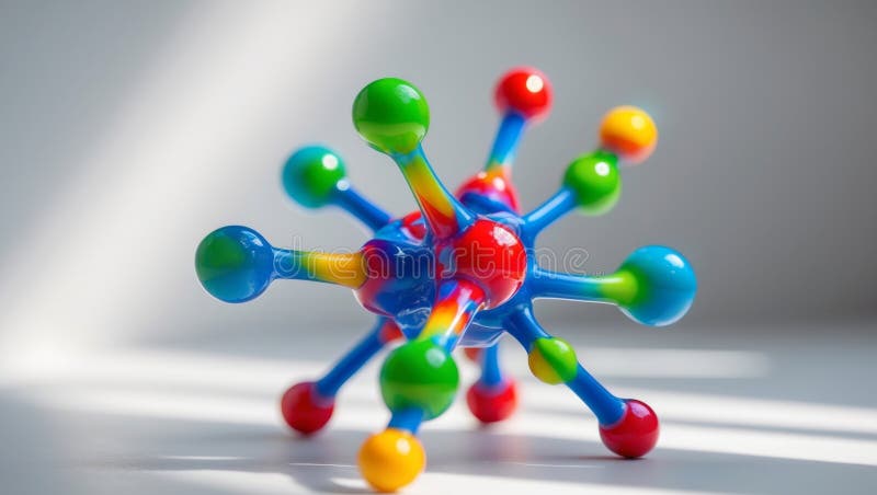 Colorful Molecular Structure Model for Education and Science Projects ...