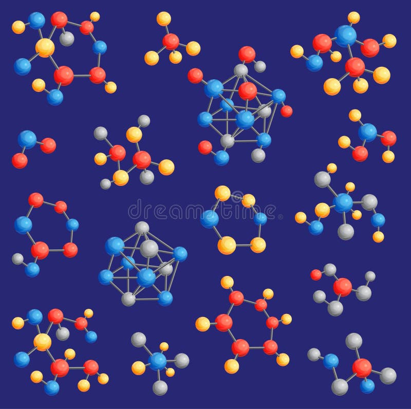 Colorful Molecular Structures in the Form of Sphere Structure ...