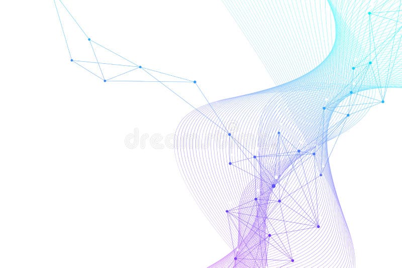 Colorful Molecules Background. DNA Helix, DNA Strand, DNA Test ...