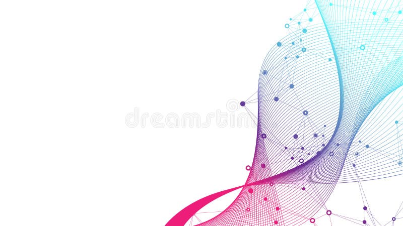 Colorful Molecules Background. DNA Helix, DNA Strand, DNA Test ...