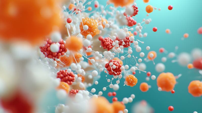 Microscopic View of Molecules Interacting and Forming Complex ...