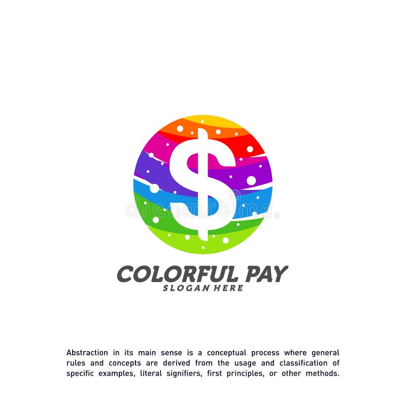 Set of Colorful Money Logo Template Design Vector, Creative Money Logo ...