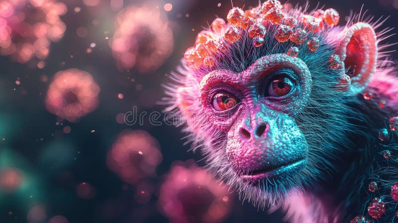 Visible Monkeypox Virus Particles Stock Illustrations – 2 Visible ...
