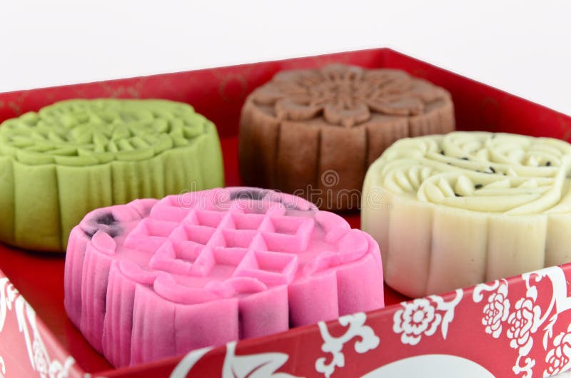 Pink mooncake stock image. Image of macro, design, brown - 33639393