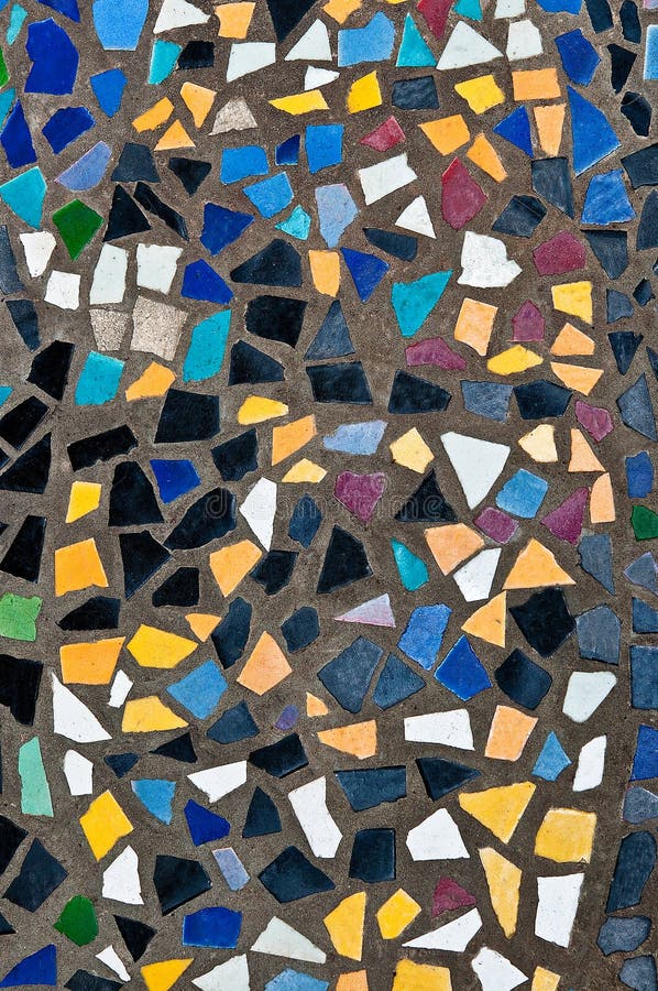 Colorful of Mosaic tiles stock image. Image of granite - 41204903