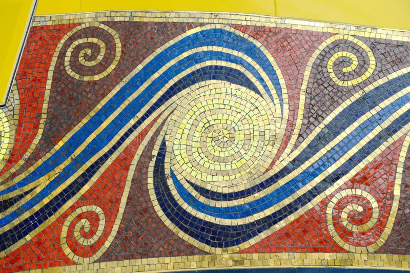 Colorful Mosaic stock image. Image of color, square, swirl - 28828583