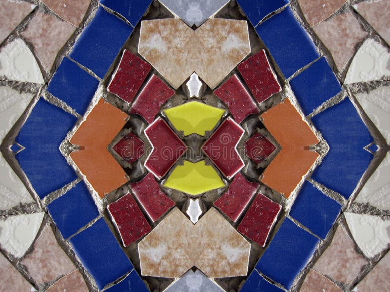 Colorful mosaic abstract stock photo. Image of brown - 84479882