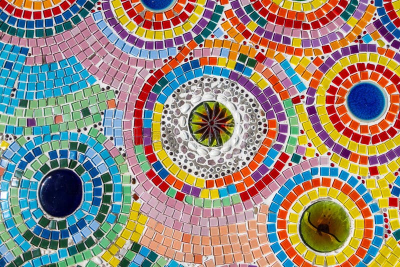 Colorful mosaic stock image. Image of decorate, circle - 36400651