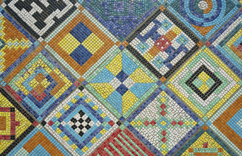 Colorful mosaic stock image. Image of grid, backdrop - 72882469