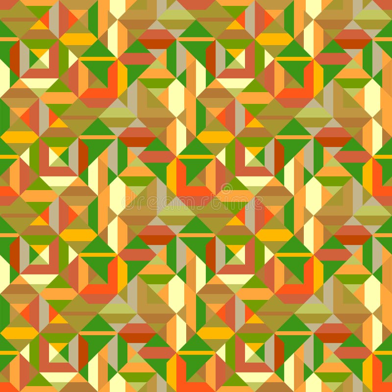 Colorful Mosaic Pattern Background - Abstract Vector Graphic Stock ...