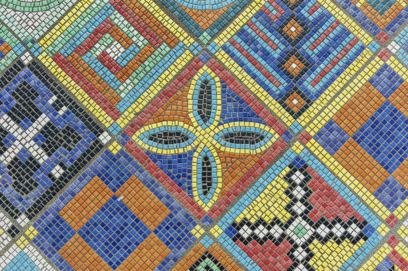 Colorful mosaic pattern stock photo. Image of color - 200744712